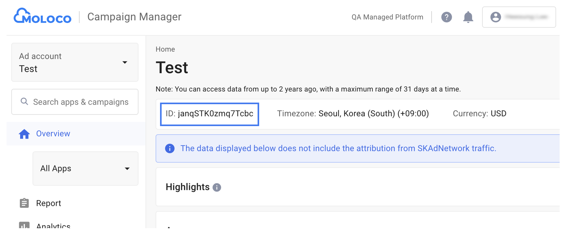 Report API integration – Moloco Ads Help Center